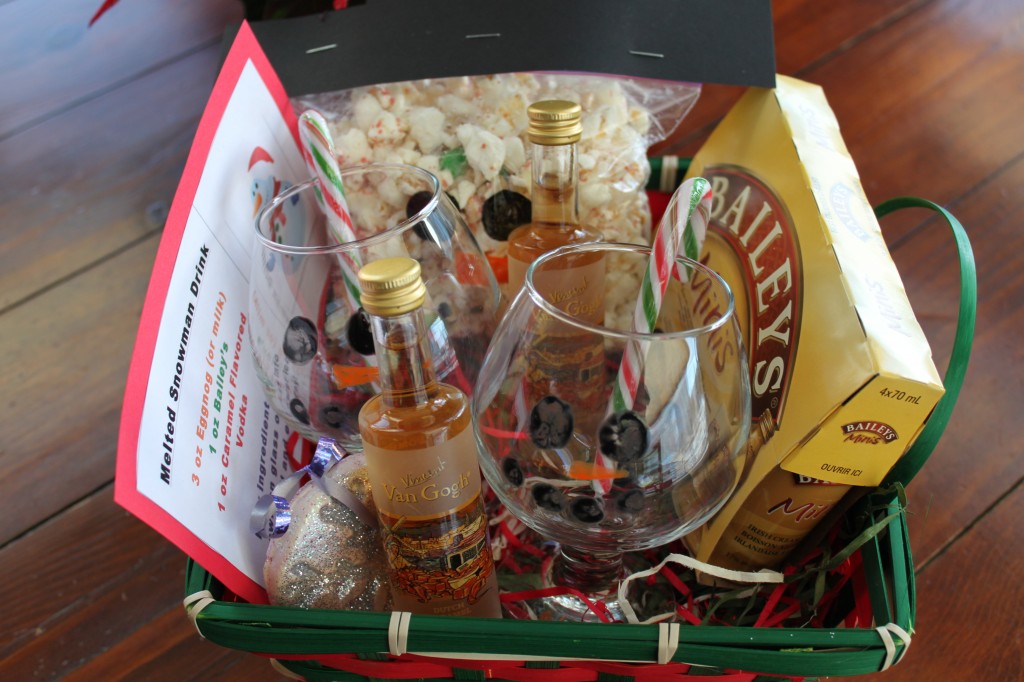 Snowman Themed Gift Baskets