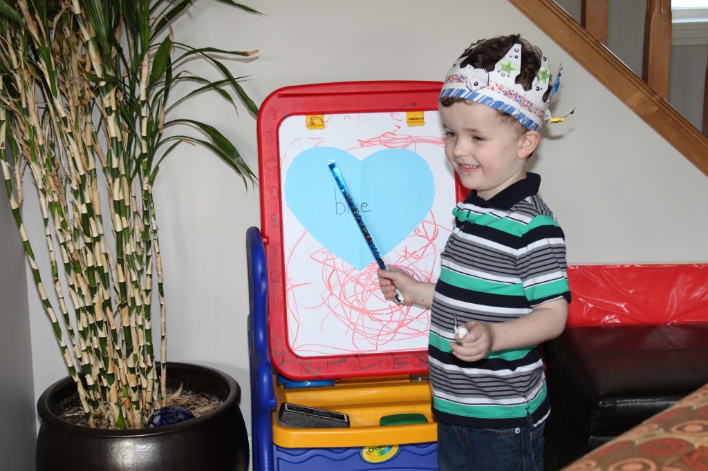 Valentine's Day Colour Words Game